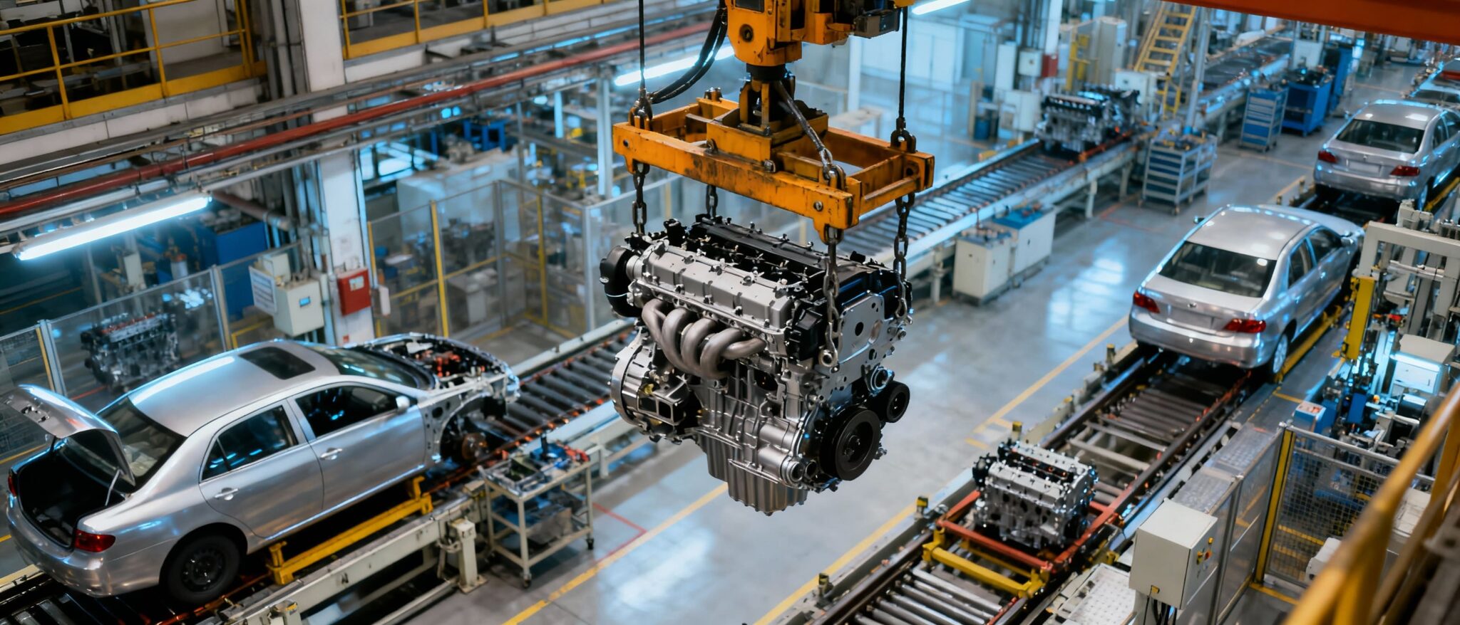 High-Performance Automotive & Auto Components Cranes | Dhiraj Cranes